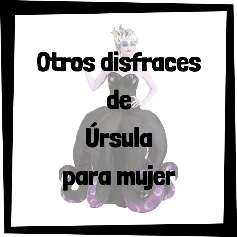 🥇Disfraz de Úrsula de La Sirenita - El rincón de los disfraces🥇