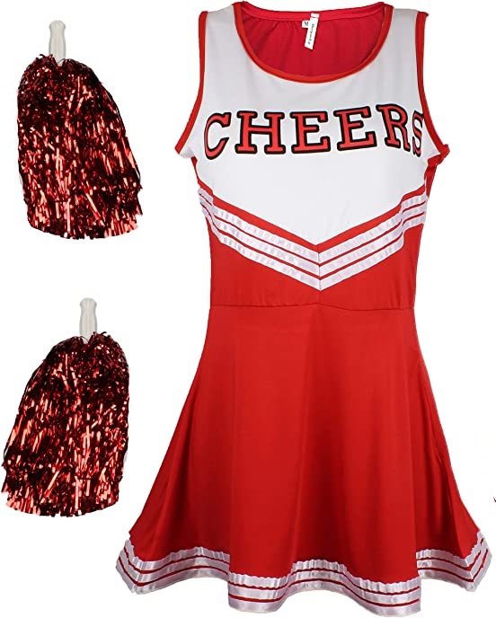 Disfraz de animadora - cheerleader - El rincón de los disfraces