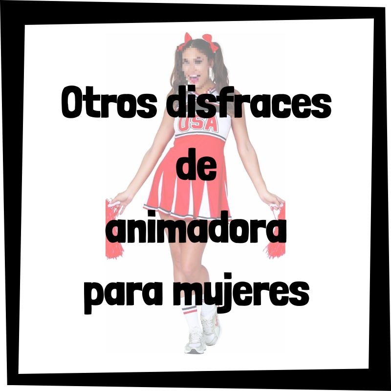 Disfraz de animadora - cheerleader - El rincón de los disfraces